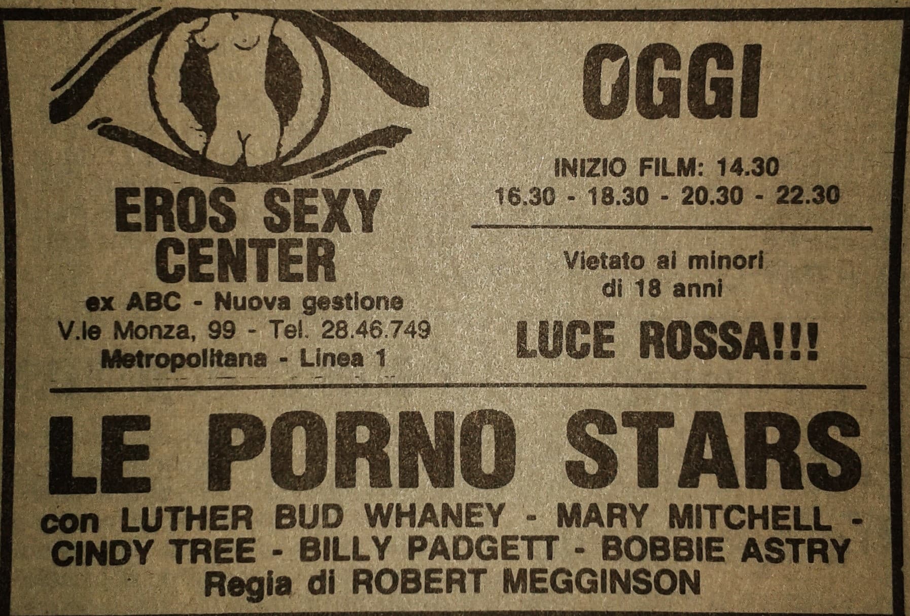 Le pornostars - Pelvis (Robert T. Megginson e Andy Milligan,1977) - CINEMA HARDCORE - Gente di ...